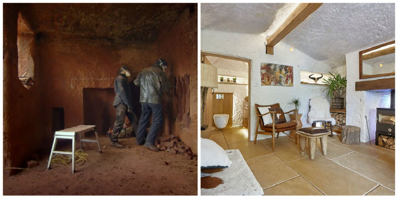 A young man has transformed an 800-year-old cave into a cozy house: the ...